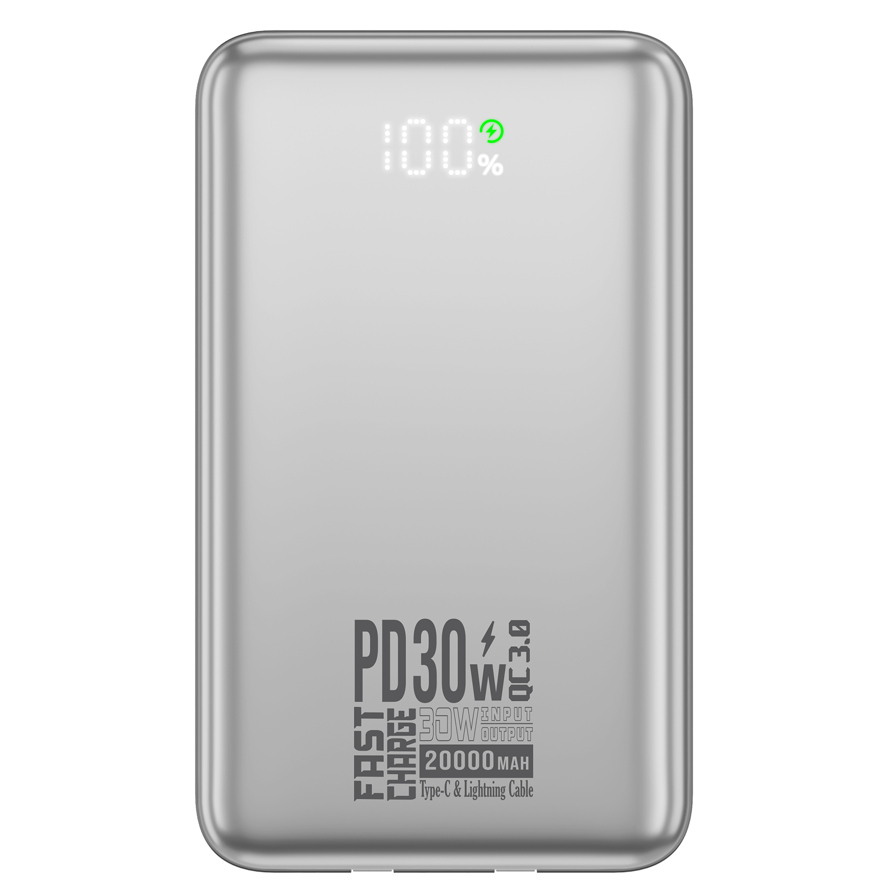 CLIPTEC MPB261 20000MAH PD30W FAST CHARGING POWER BANK WITH TYPE-C AND ...