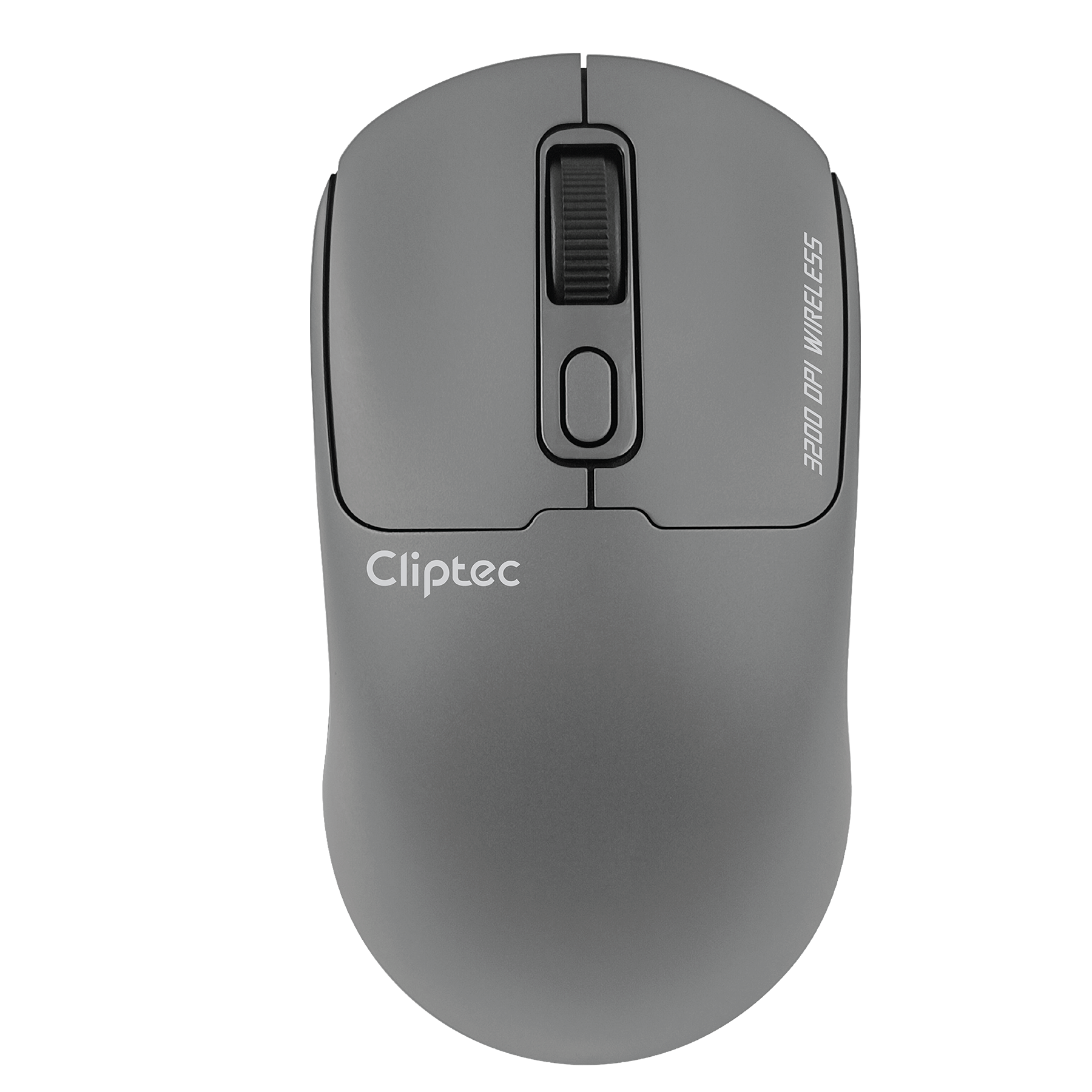 CLIPTEC RZS621 2.4GHZ 3200DPI OFFICE GAMING RECHARGEABLE SILENT WIRELESS MOUSE (ION-MOVE) - GREY