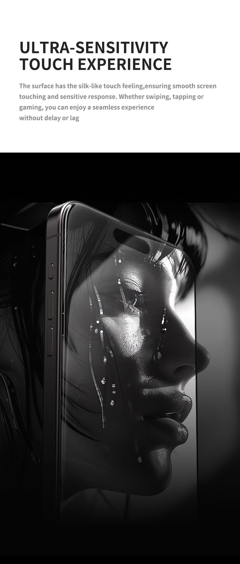 Kingbull BJ709 HD ANTI SPY SILK PREMIUM PROTECTOR FOR IPHONE 17 6.6 ...