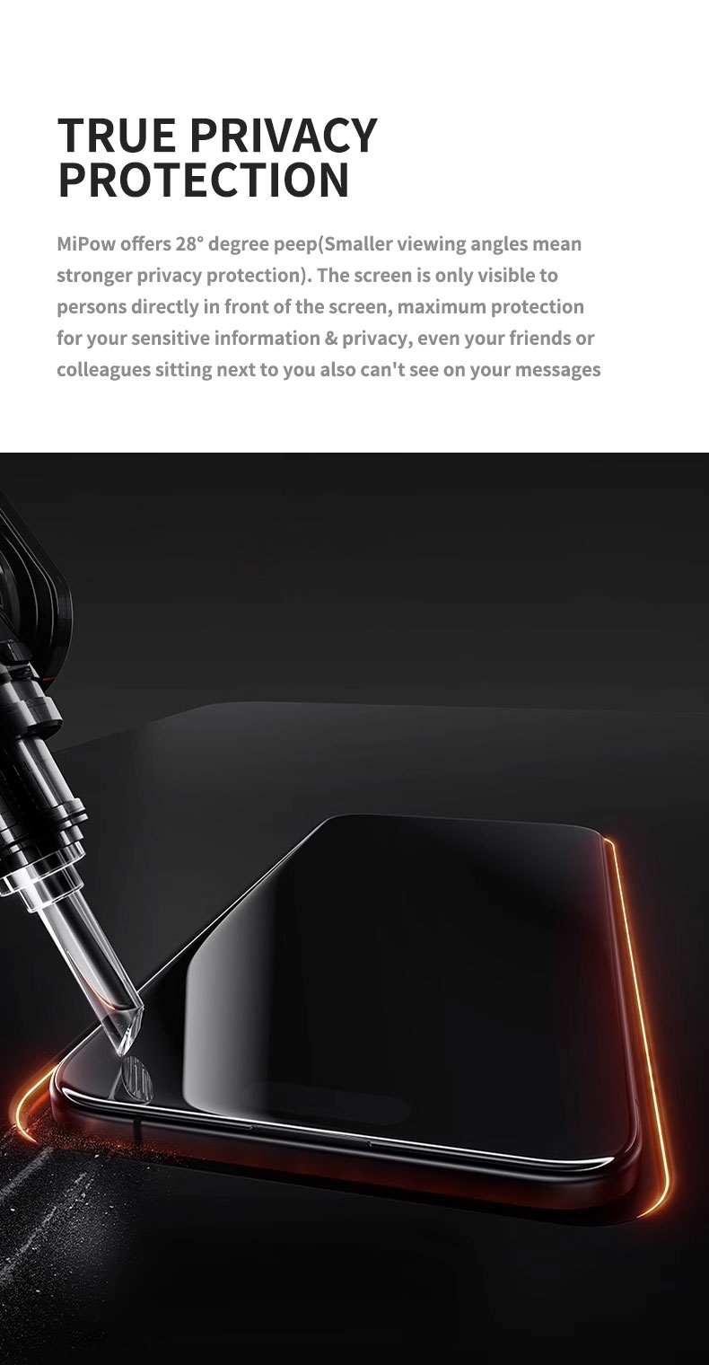 Kingbull BJ709 HD ANTI SPY SILK PREMIUM PROTECTOR FOR IPHONE 17 6.6 ...