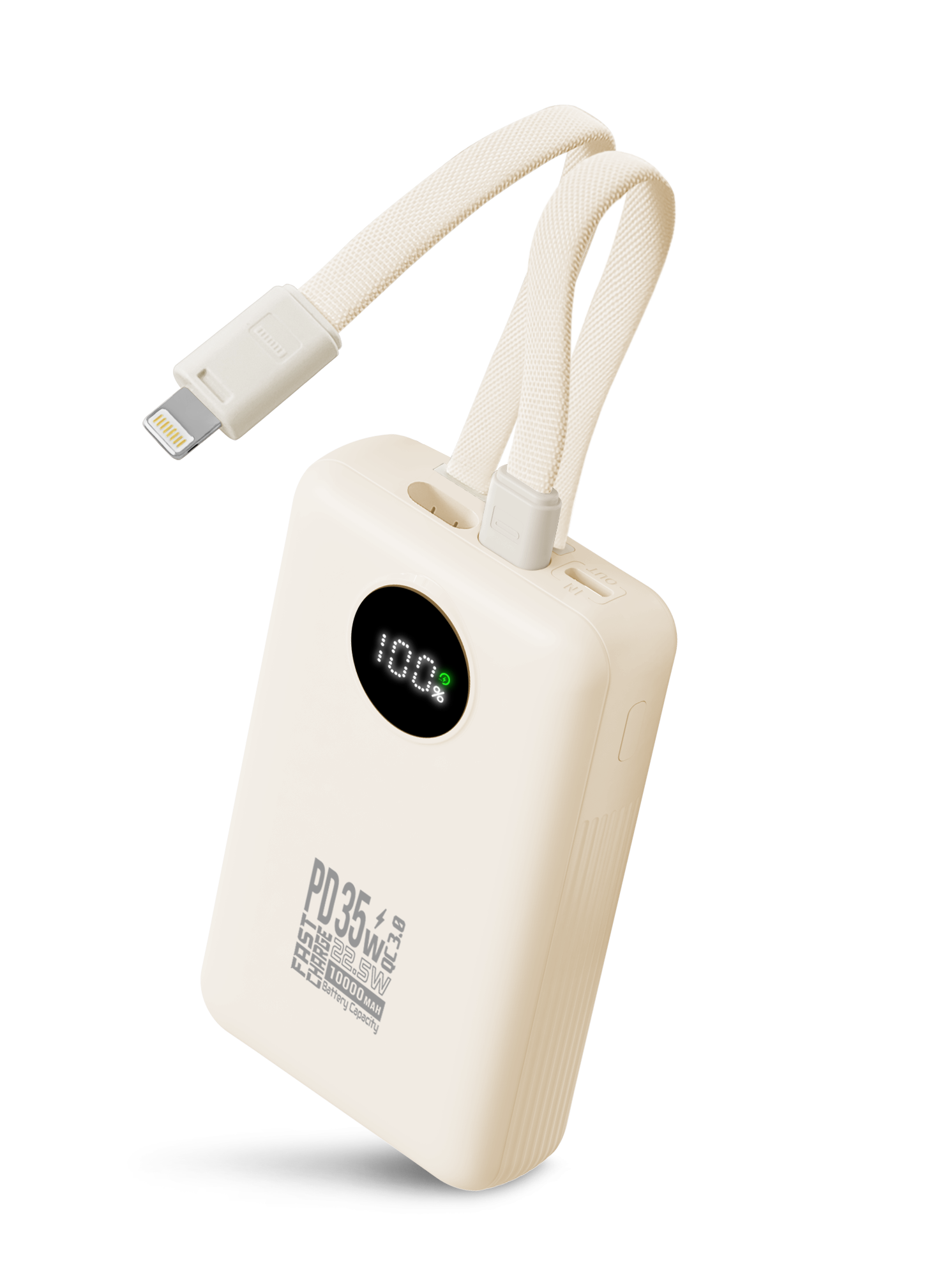 CLIPTEC MPB242 10000MAH PD35W+22.5W FAST CHARGING POWER BANK WITH TYPE ...