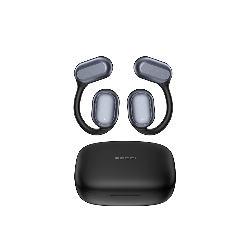RECCI REP-W76 OWS EARPHONE BT V5.3 - BLACK